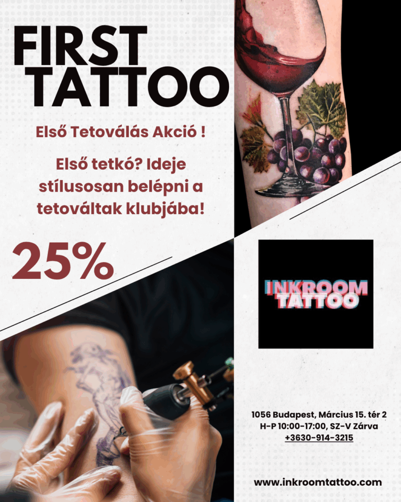 Akcióink - InkRoomTattoo Tetoválás akciók | Tattoo Budapest